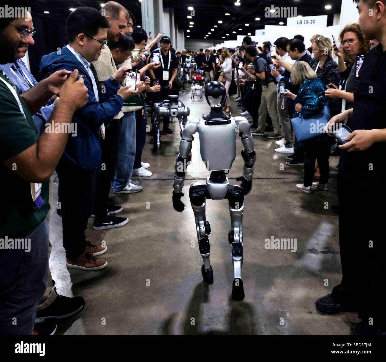 Atlanta, Georgia, USA. 22nd May, 2025. A parade of robots during the ...