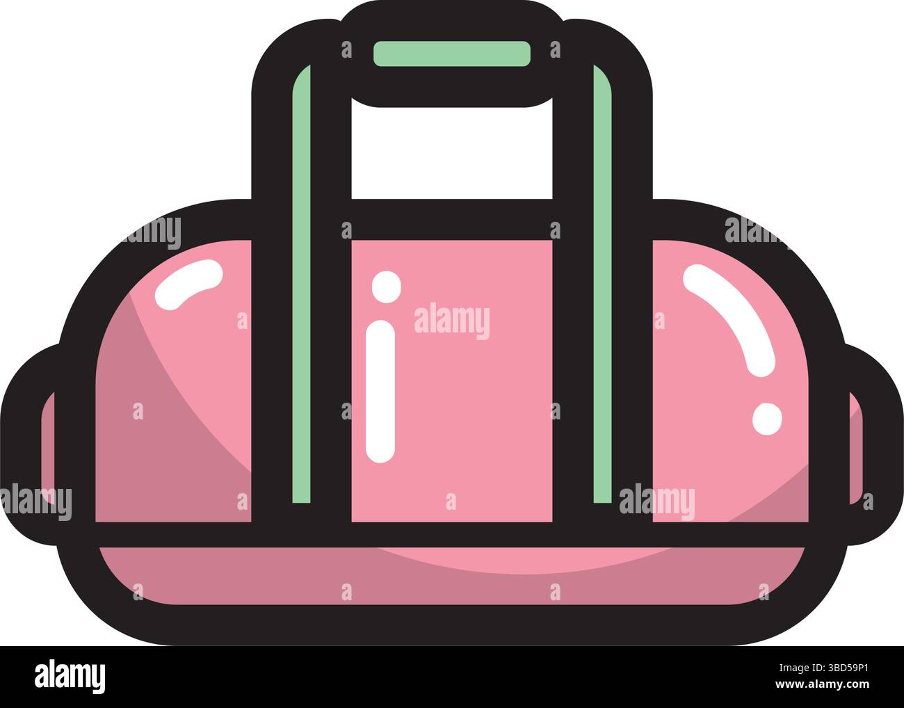 Colorful sports duffle bag. Vector Stock Vector Image & Art - Alamy