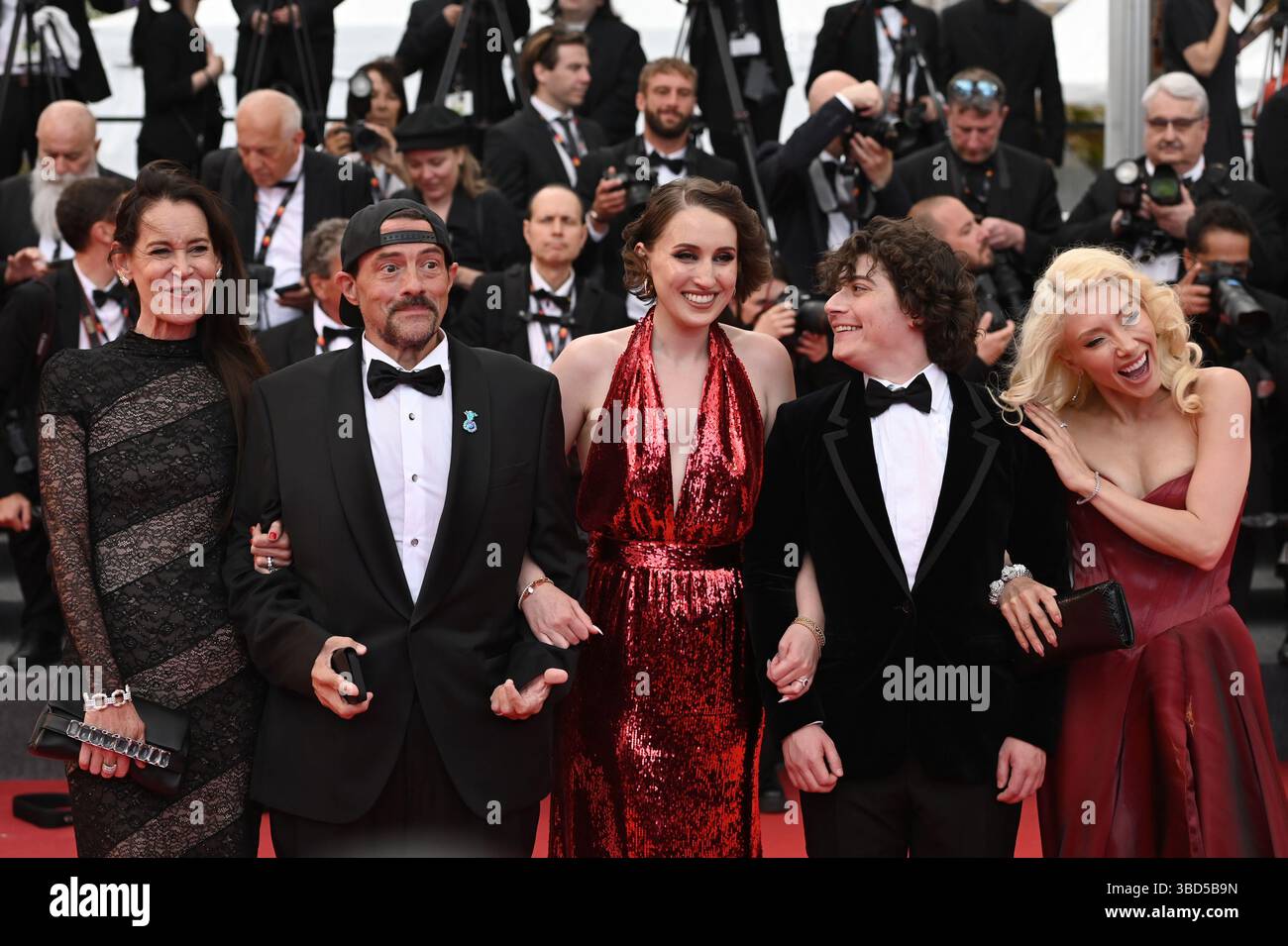 Cannes, France. 22nd May, 2025. Alessandra Williams (l-r), Austin Zajur ...