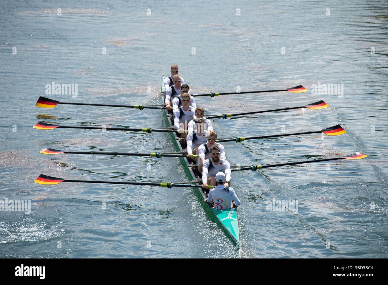 The Germany eight with stroke Theis HAGEMEISTER, Olaf ROGGENSACK ...