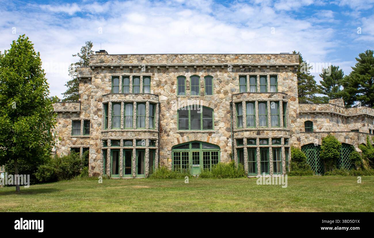 A majestic glimpse into the past at the Oliver Ames Mansion within ...