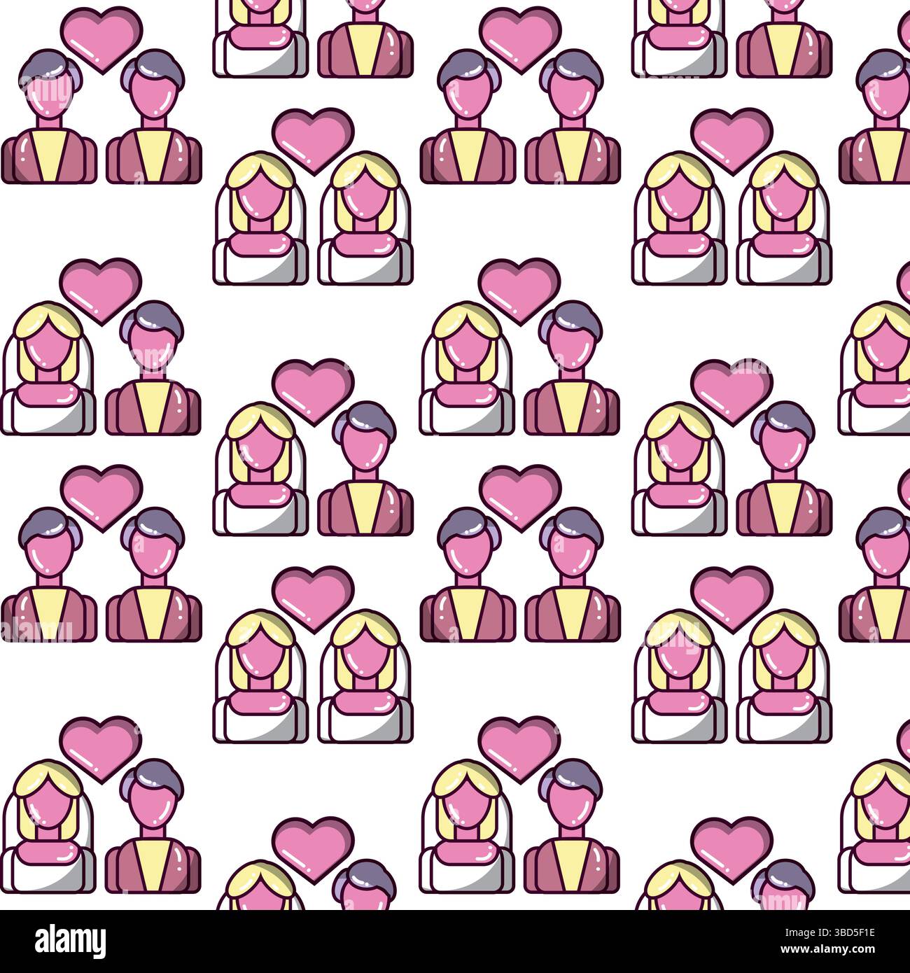 Diverse couples in love. Vector Stock Vector Image & Art - Alamy