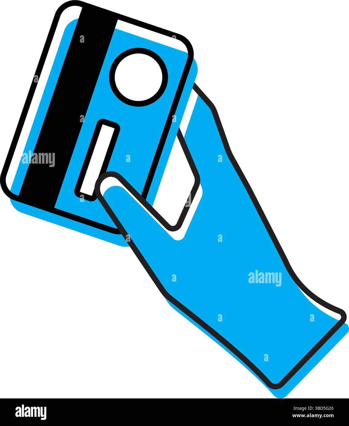 Credit card hand payment Stock Vector Images - Alamy