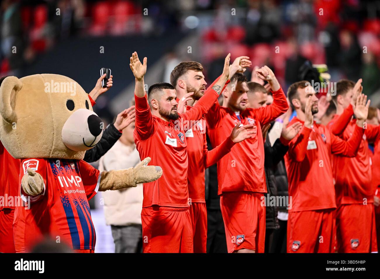 Heidenheim, Germany. 22nd May, 2025. Soccer: Bundesliga - Relegation, 1 ...