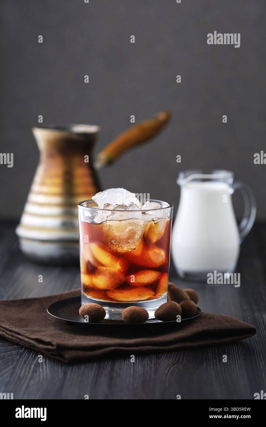 Process making iced coffee hi-res stock photography and images - Alamy