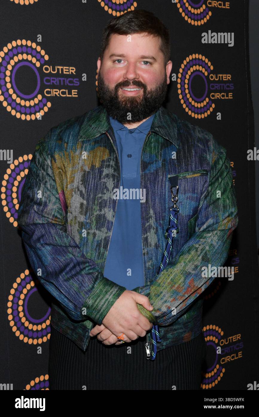 Kip Williams attends the 2025 Outer Critics Circle Awards at The New ...