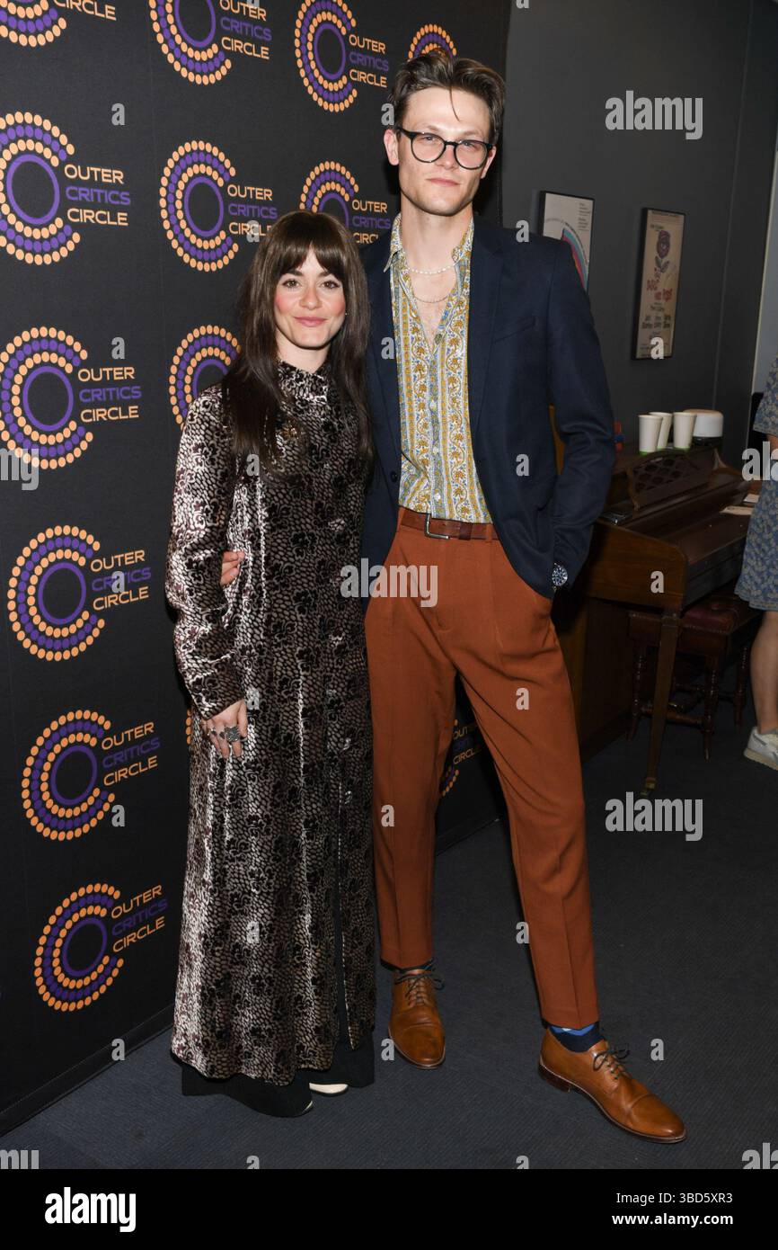 New York, USA. 22nd May, 2025. Alison Jaye and Burke Swanson attend the ...