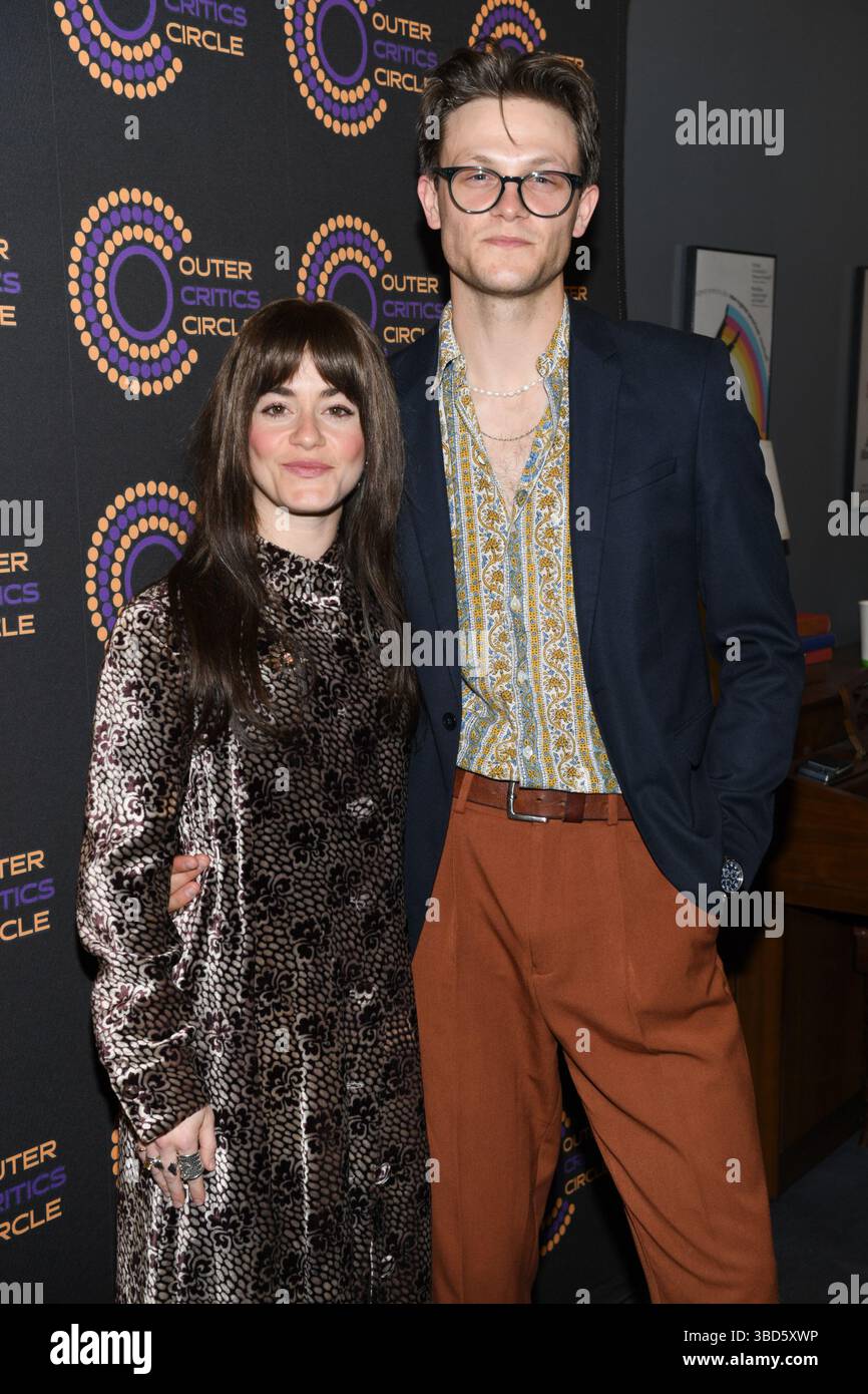 New York, USA. 22nd May, 2025. Alison Jaye and Burke Swanson attend the ...