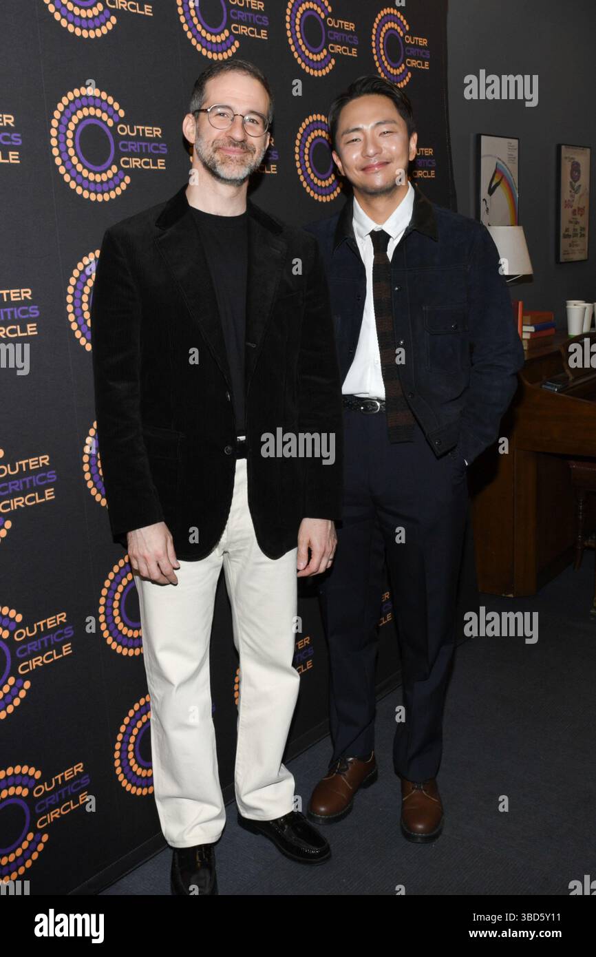 New York, USA. 22nd May, 2025. (R-L) Hue Park and Will Aronson attend ...