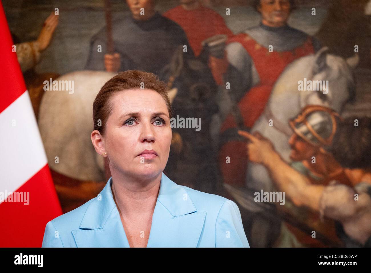 Rome, Italy. 22nd May, 2025. Prime Minister of the Kingdom of Denmark ...
