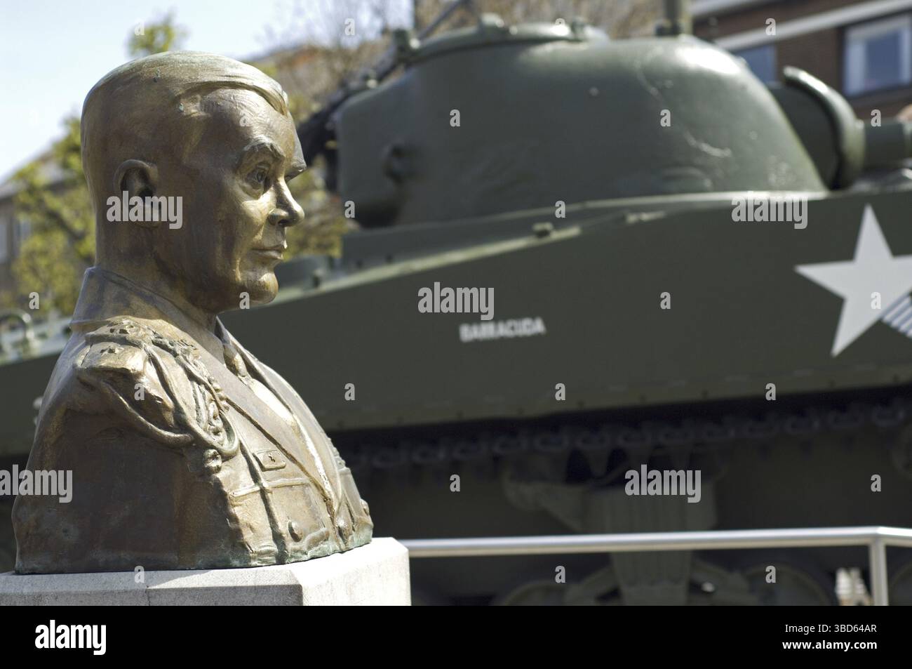 American World War Two Sherman M4A3 Tank of the 11th Armoured ...