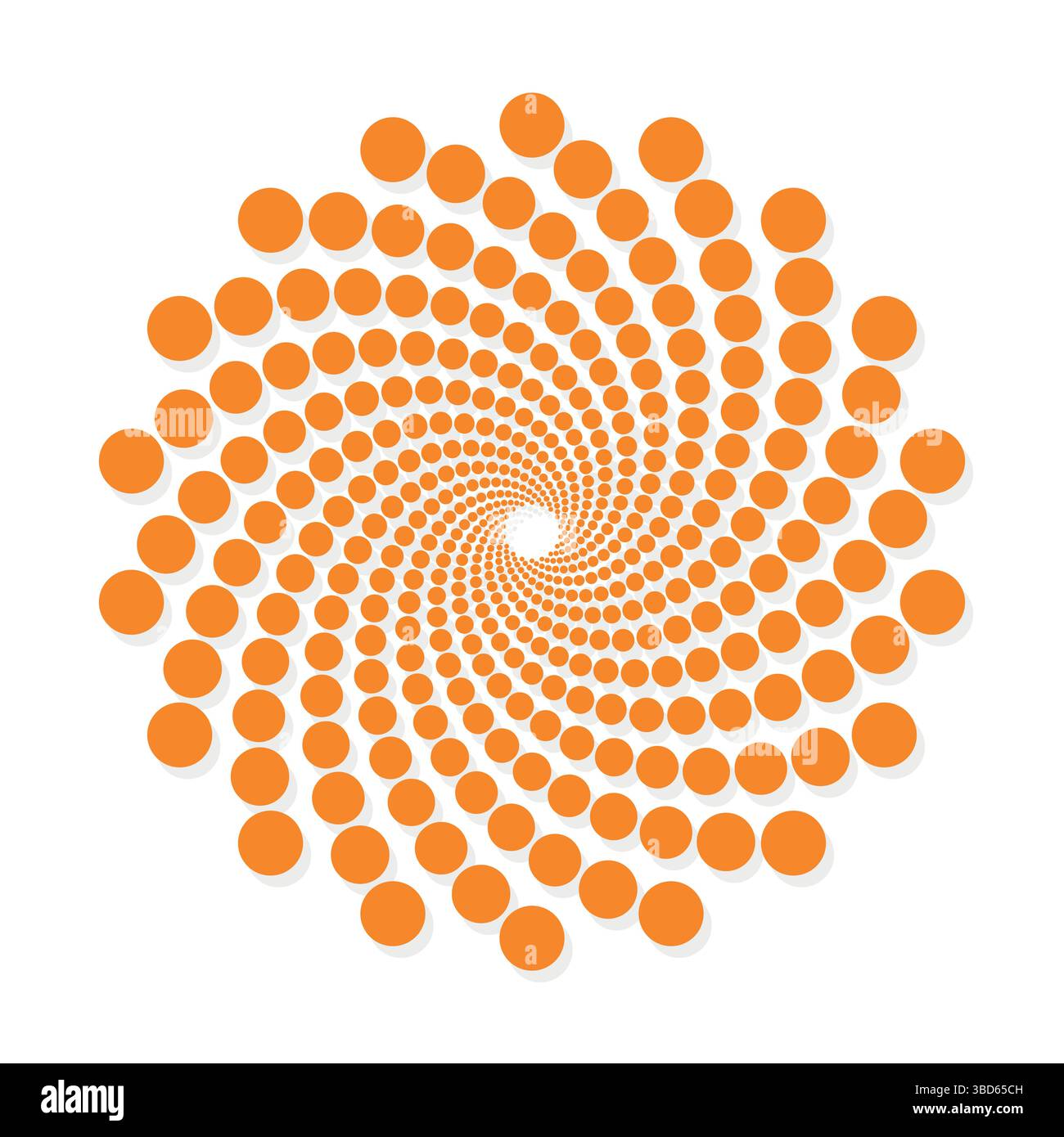 Concentric dots circles dotted Stock Vector Images - Alamy