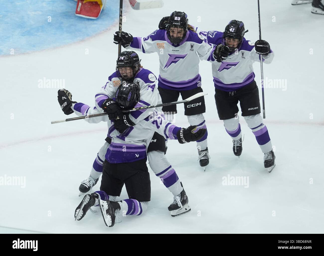Ottawa, Canada. 22nd May, 2025. Minnesota Frost forward Britta Curl ...