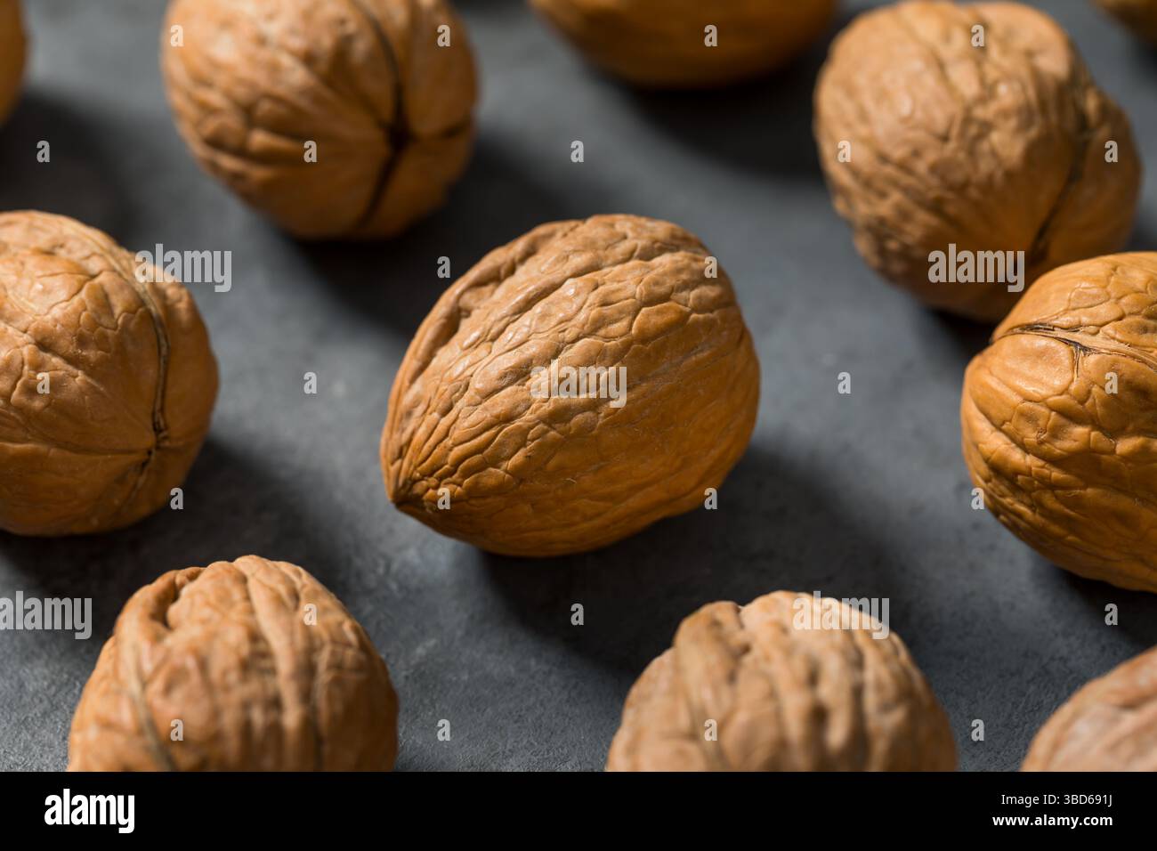 Organic Raw Walnuts in the Shell Ready to Eat Stock Photo - Alamy