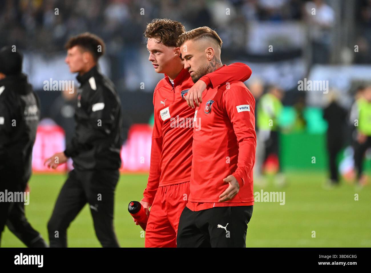 from left: Paul WANNER (Heidemheim), Niklas DORSCH (Heidenheim) after ...