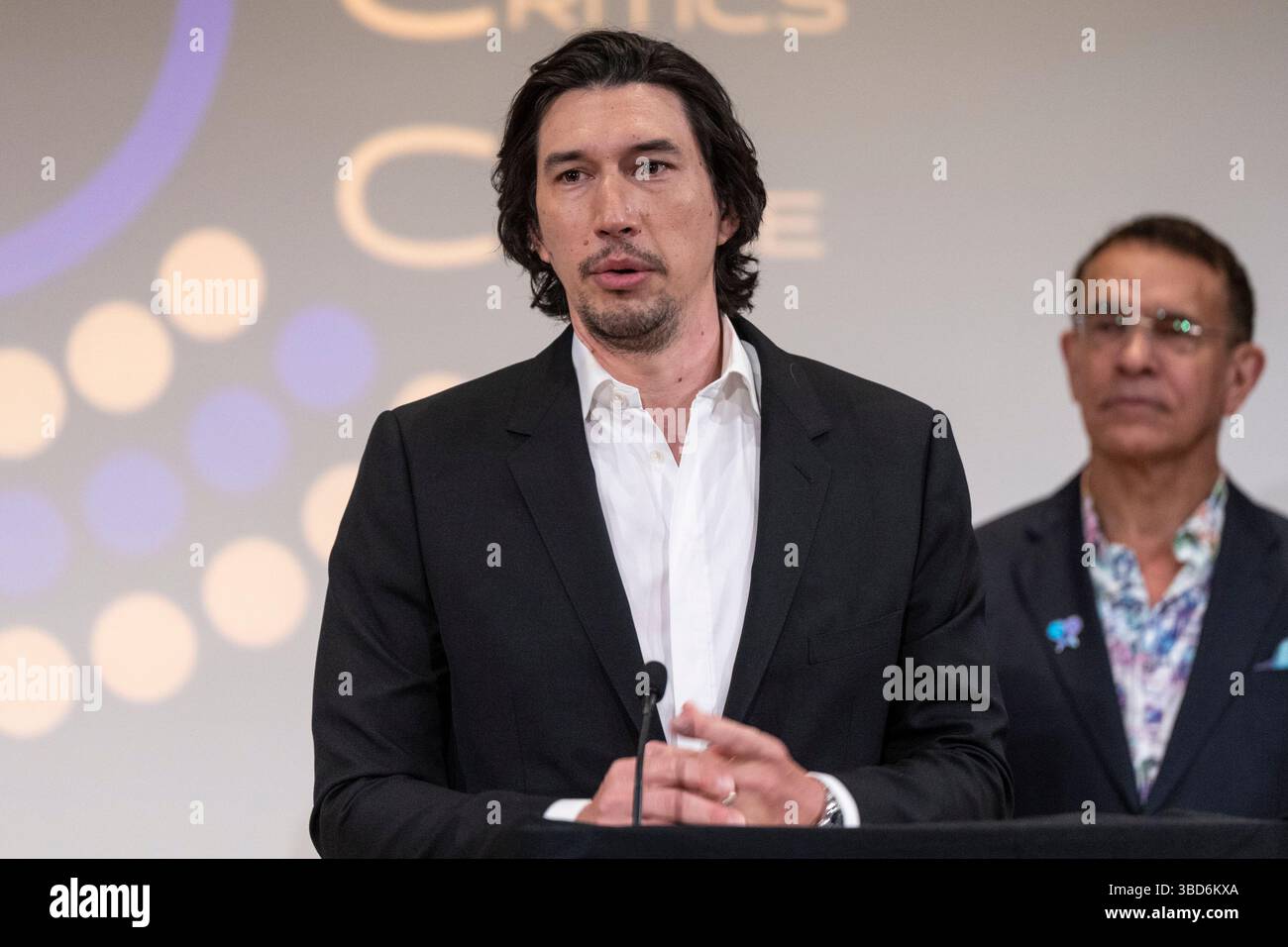 New York, NY, May 22, 2025: Adam Driver speaks after accepting award ...