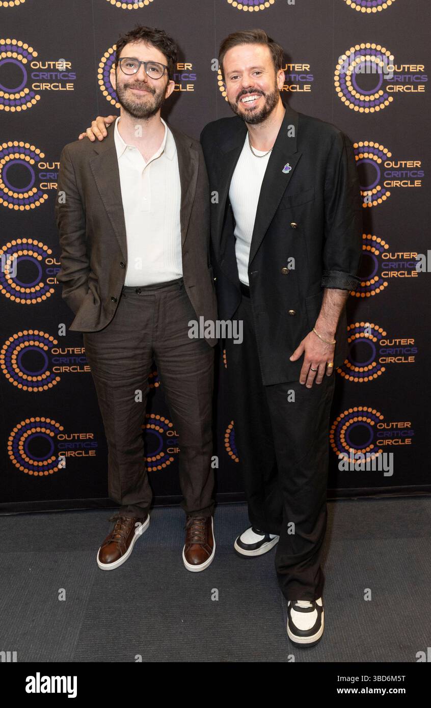 New York, NY, May 22, 2025: Andrew Resnick and Michael Thurber attend ...