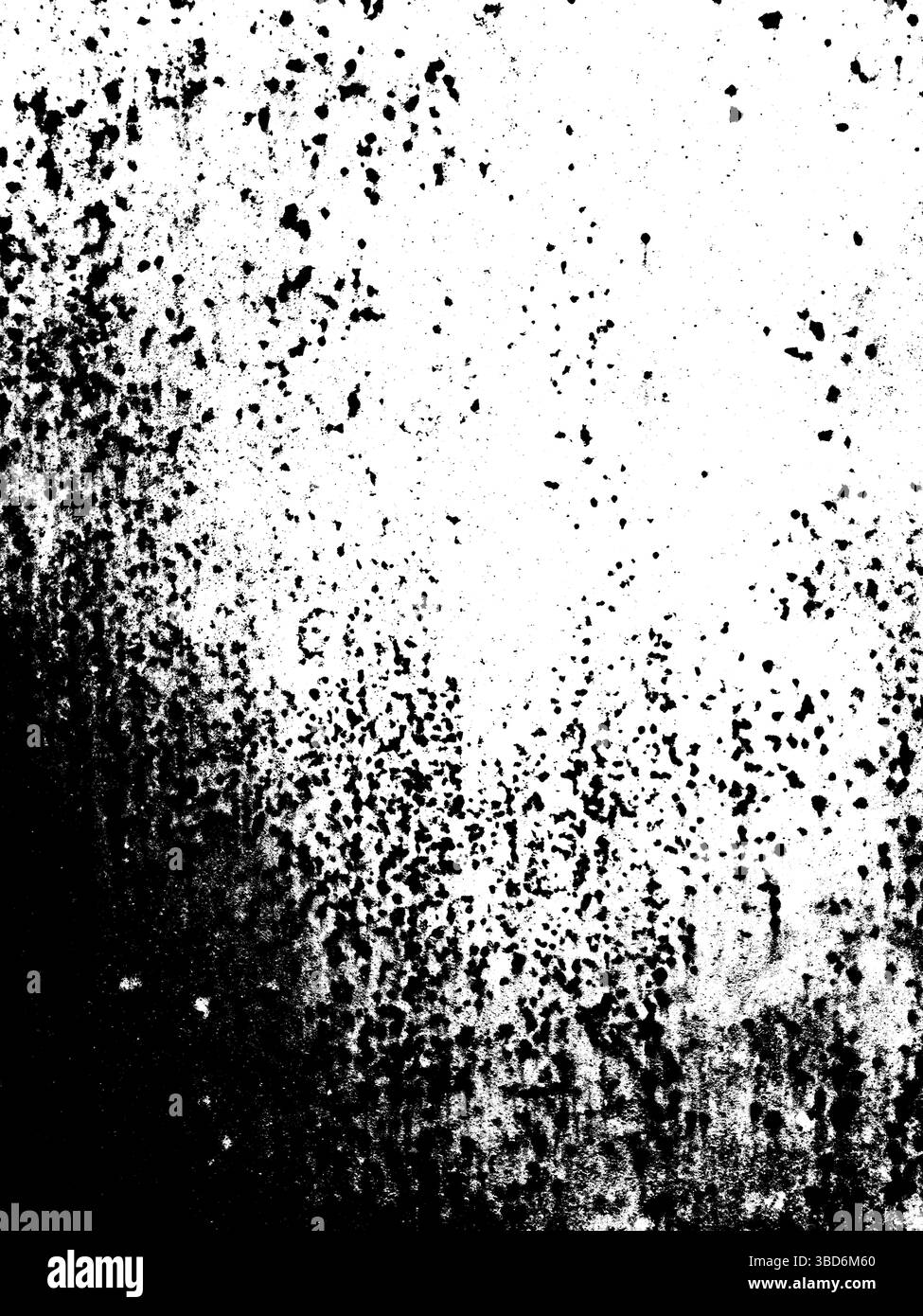 Heavy black and white grunge texture with a distressed, rusty effect. The image features a high ...