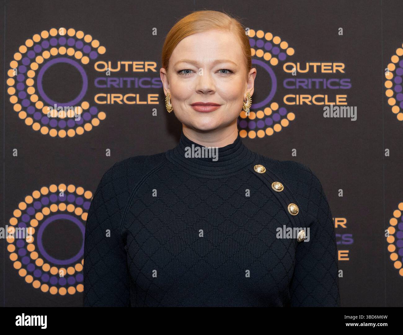 New York, NY, May 22, 2025: Sarah Snook wearing dress by Balmain ...