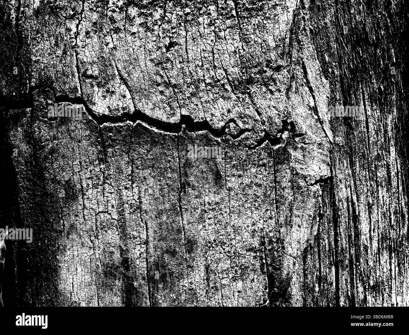 High resolution black and white grunge texture image depicting an old ...
