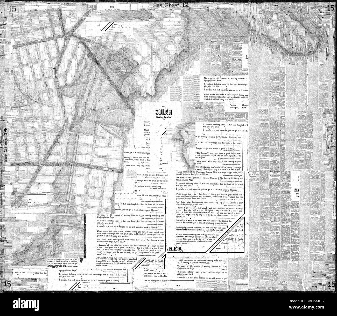 Collage textured Black and White Stock Photos & Images - Alamy