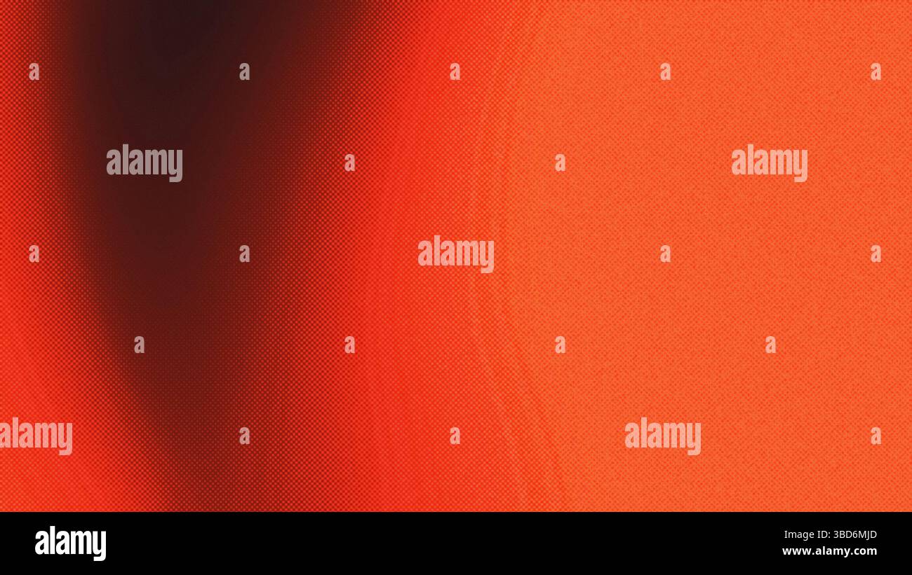 A striking halftone gradient background transitioning from deep red to bright orange, creating a ...