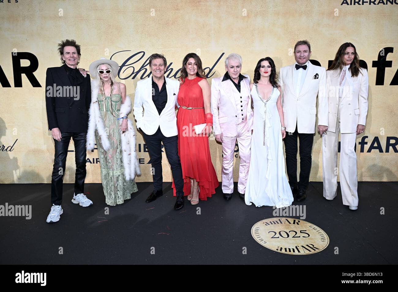 Gela Nash-Taylor, Roger Taylor, Yasmin Le Bon, Gisella Bernales, John ...
