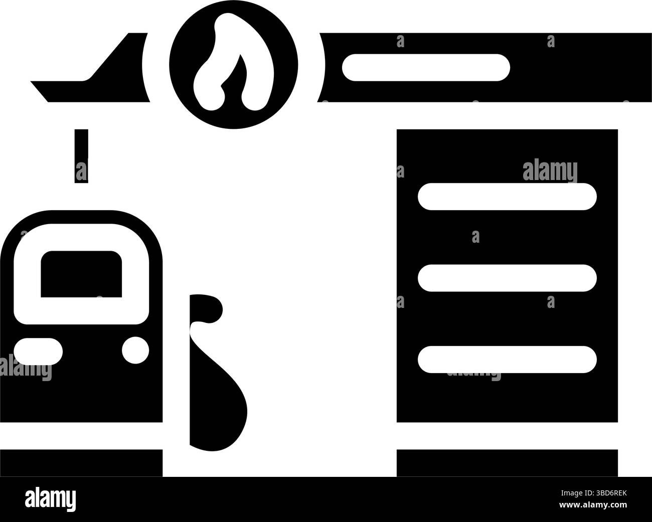 Gas station sign discount Stock Vector Images - Alamy