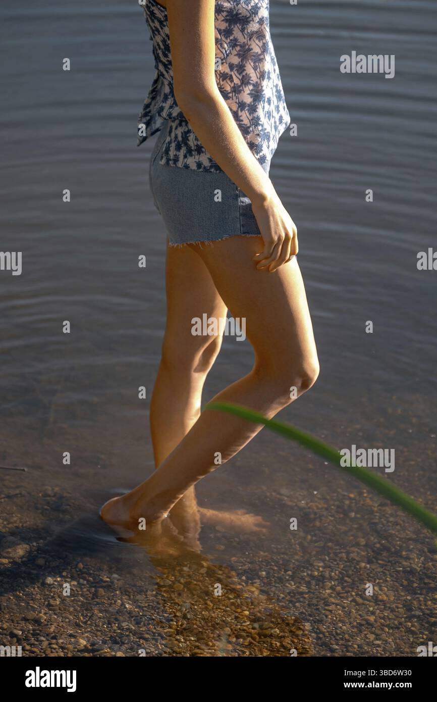 Barefoot water hi-res stock photography and images - Alamy