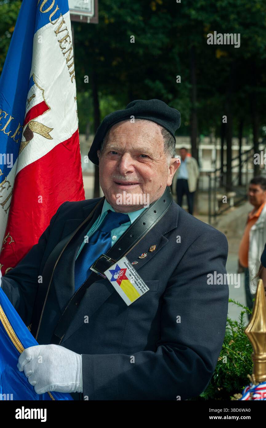 Paris, France - Liberation of Paris, 60th Anniversary, WWII War Veterans, Concentration Camp ...
