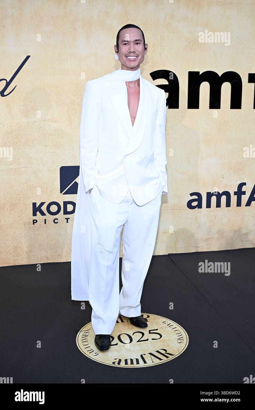 Patrick Ta attends the amfAR gala Cannes 2025 presented by Chopard at ...