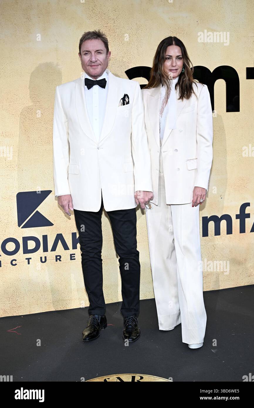 Simon Le Bon and Yasmin Le Bon attend the amfAR gala Cannes 2025 ...