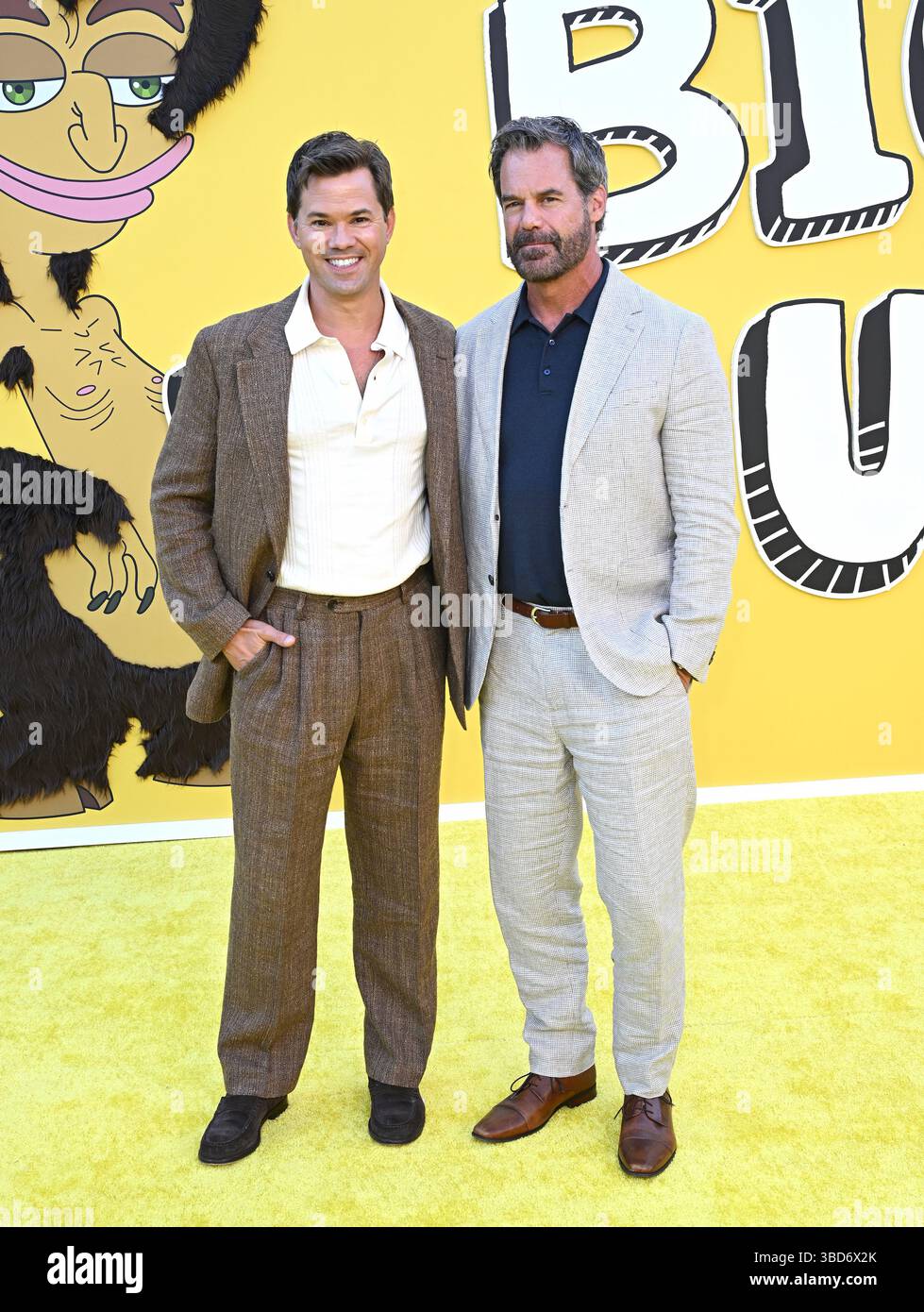 Hollywood, USA. 22nd May, 2025. Andrew Rannells and Tuc Watkins ...