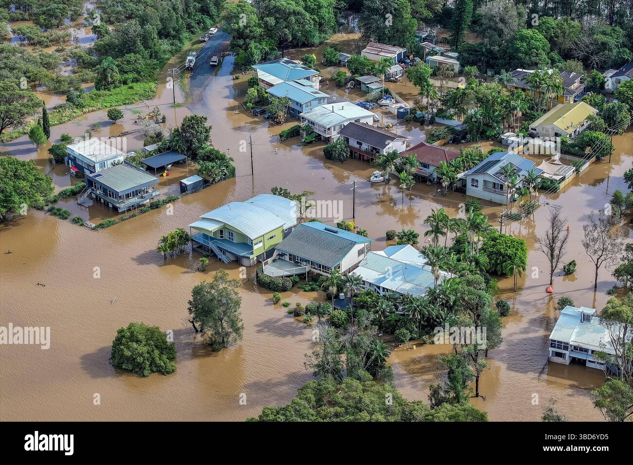 Maitland, Australia. 23rd May, 2025. Flooding is seen in Maitland, New ...
