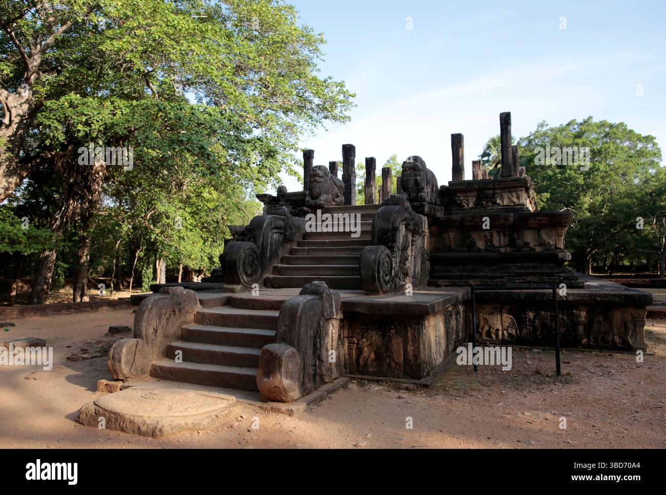 Sri Lanka. Polonnaruwa. The Council Chamber of King Parakramabahu the ...