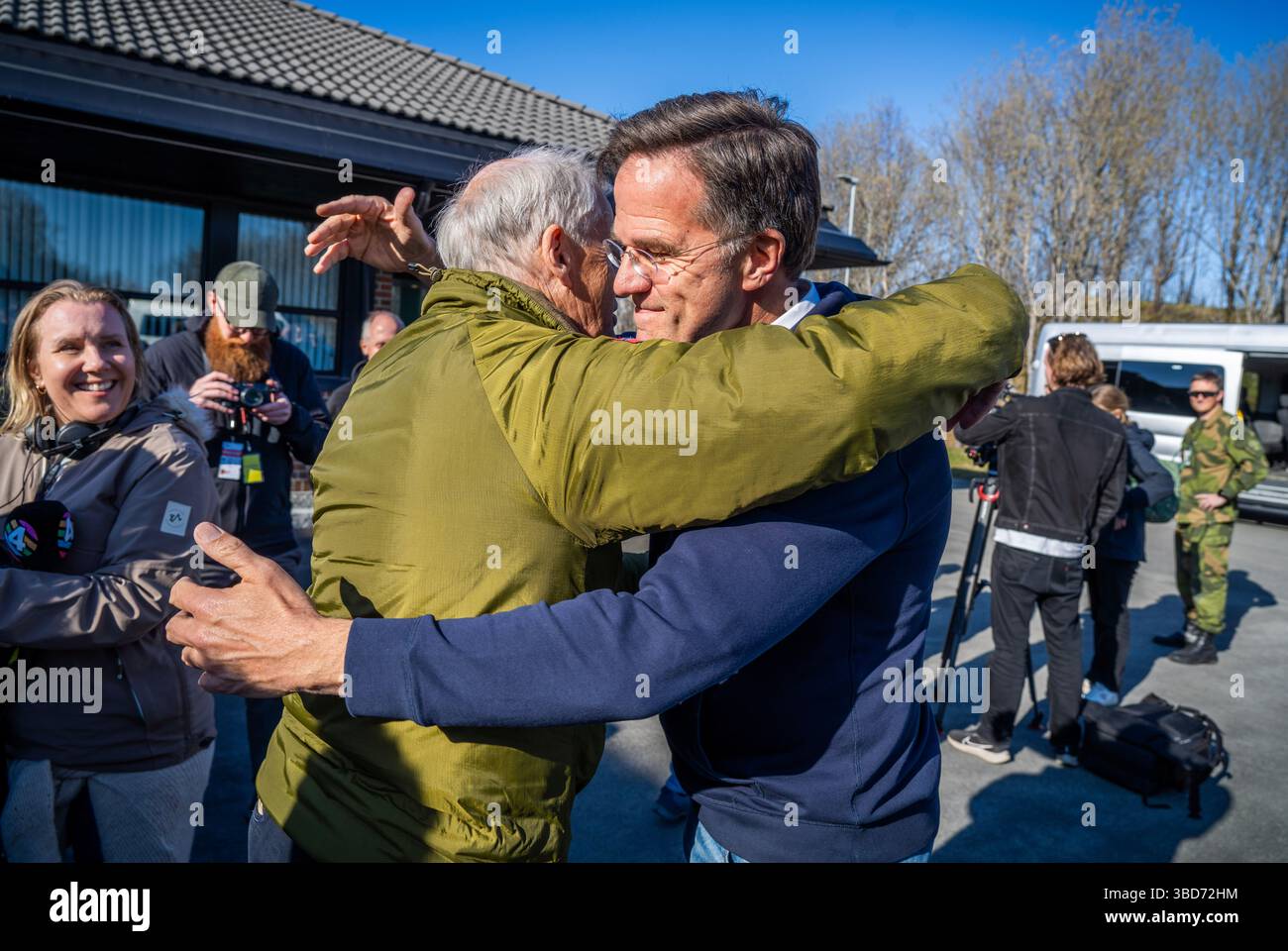 Evenes 20250522. NATO chief Mark Rutte visits Norway where he meets ...