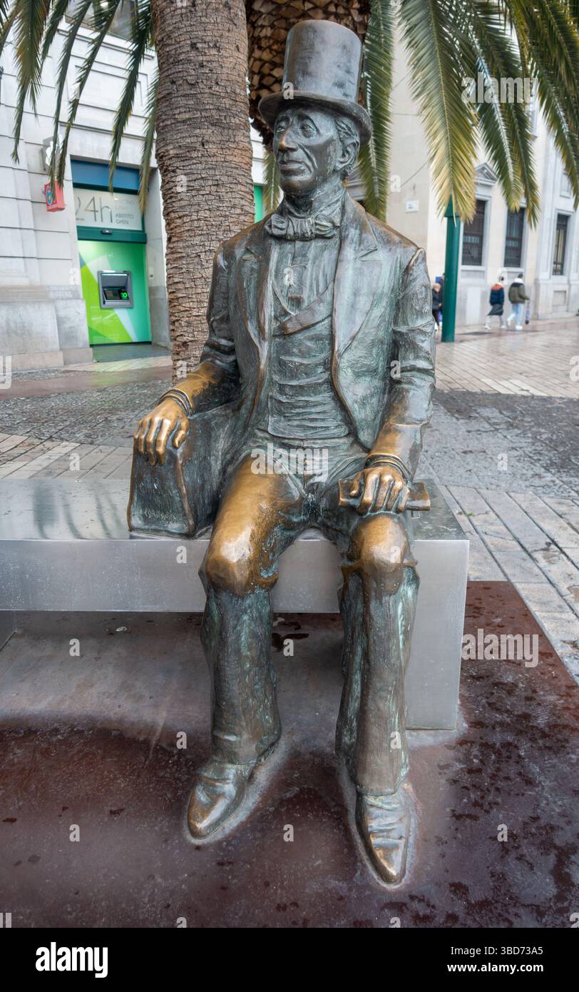 Famous Danish Author and Poet Hans Christian Andersen Bronze Statue ...