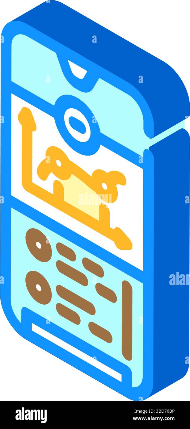 micro investment app fintech isometric icon vector illustration Stock ...