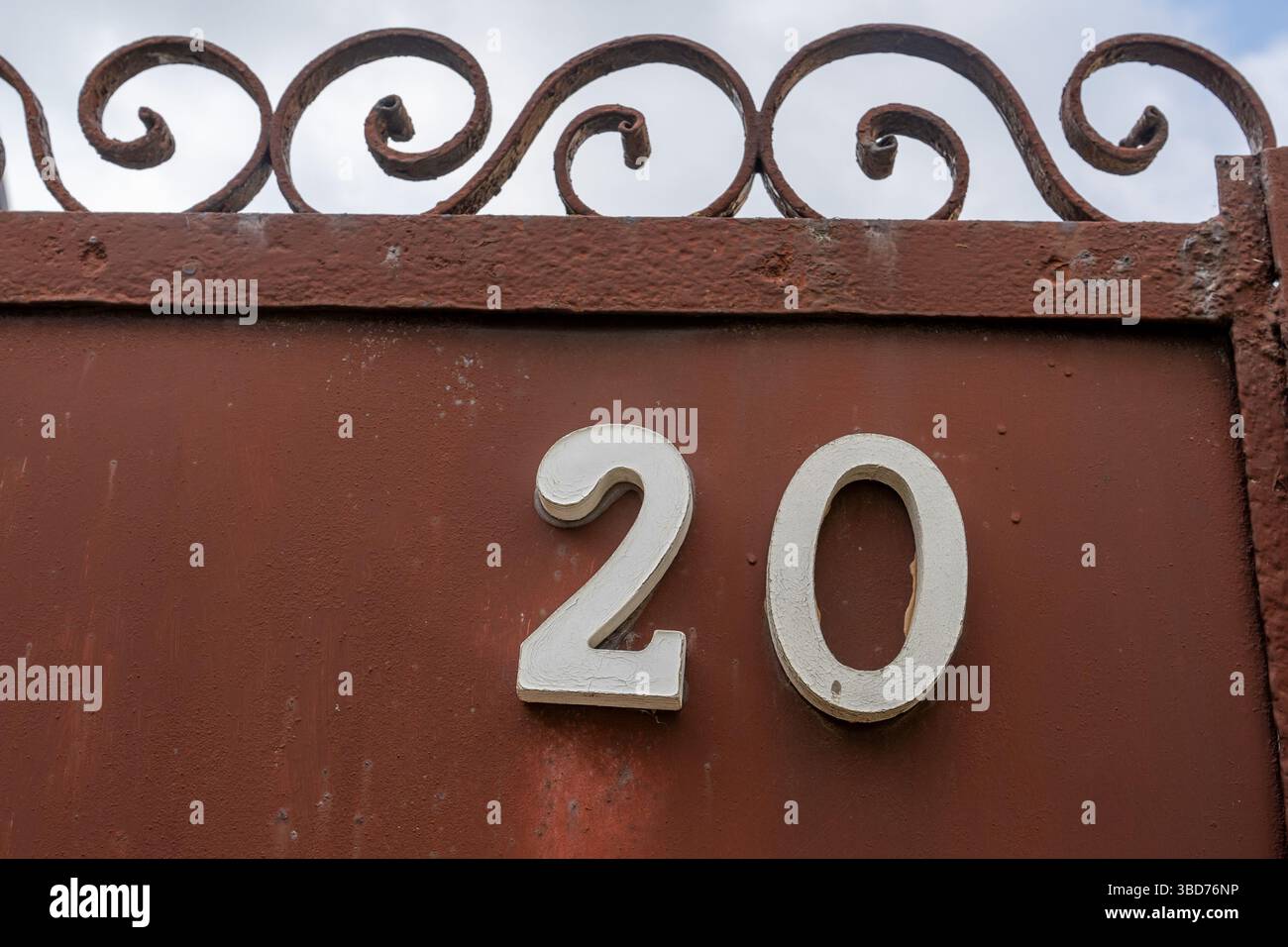 Number 20 — Against the Sky Stock Photo - Alamy