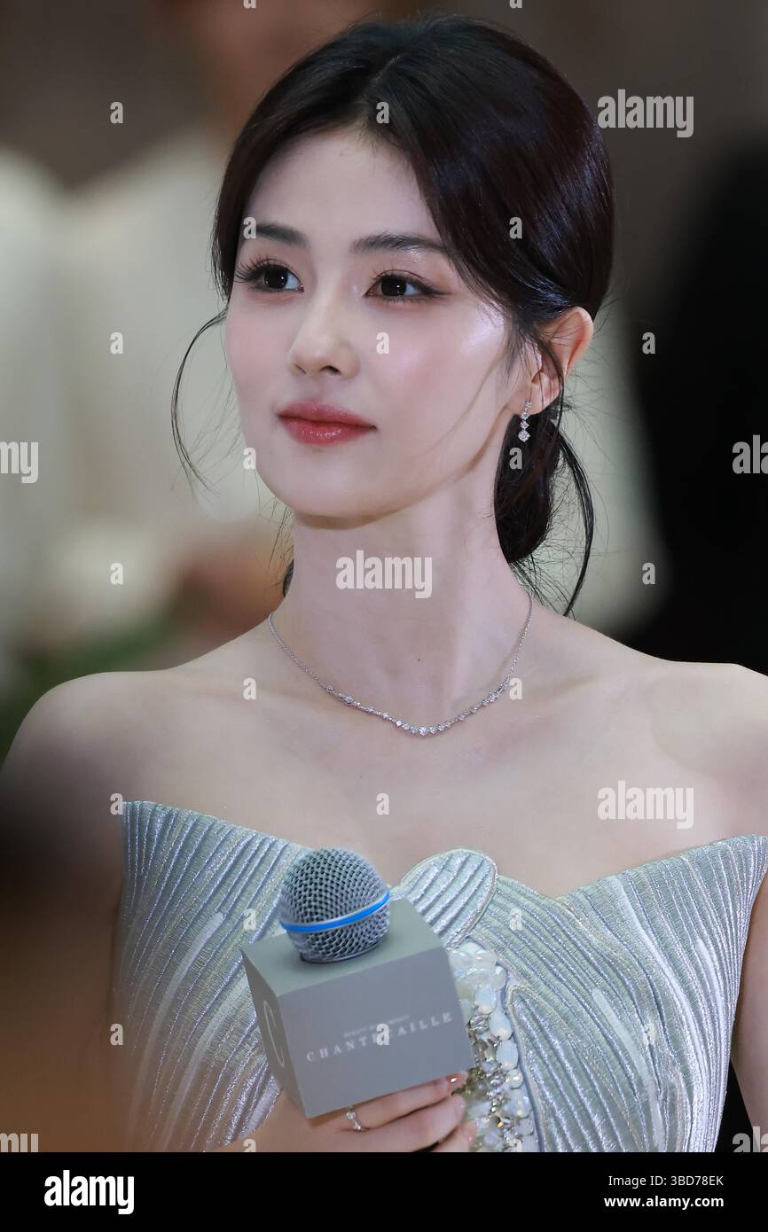 Chinese actress, model and singer Bai Lu attends an activity in ...