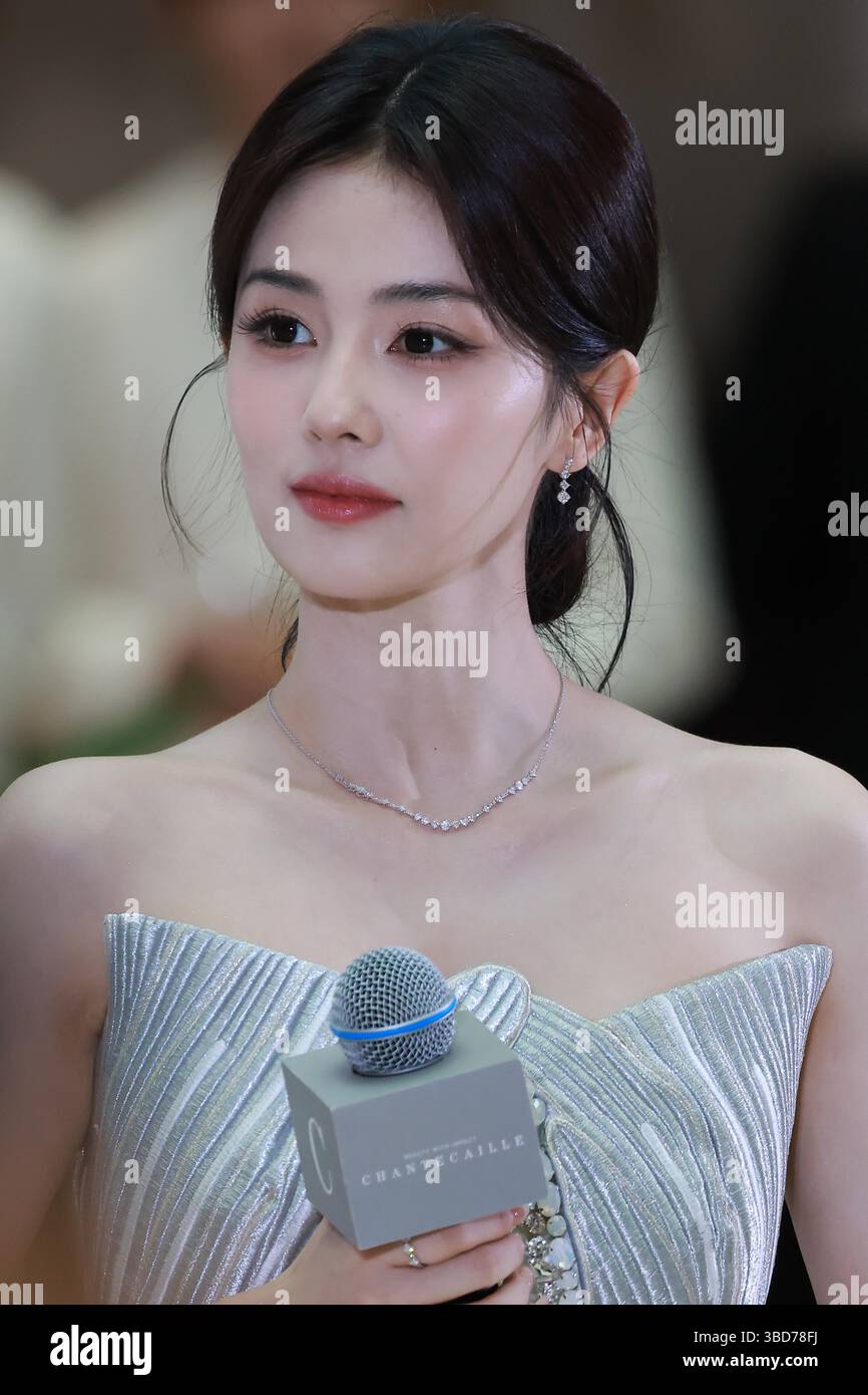 Chinese actress, model and singer Bai Lu attends an activity in ...