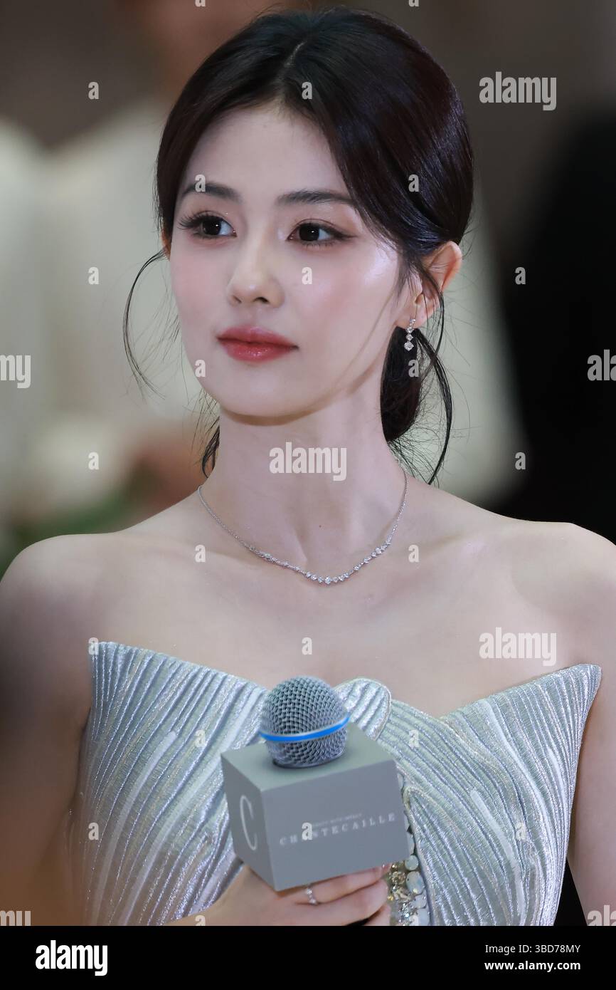 Chinese actress, model and singer Bai Lu attends an activity in ...