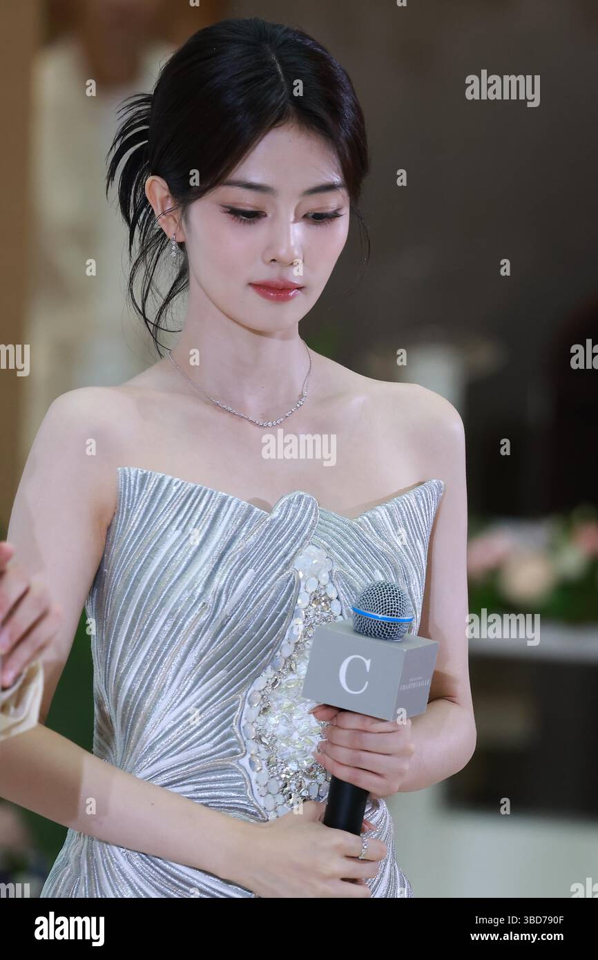 Chinese actress, model and singer Bai Lu attends an activity in ...