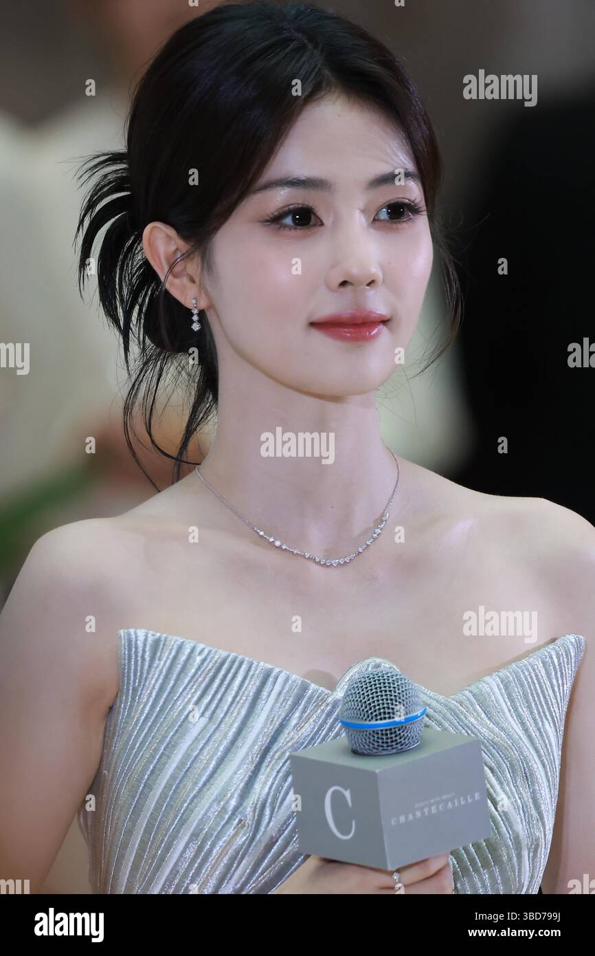 Chinese actress, model and singer Bai Lu attends an activity in ...