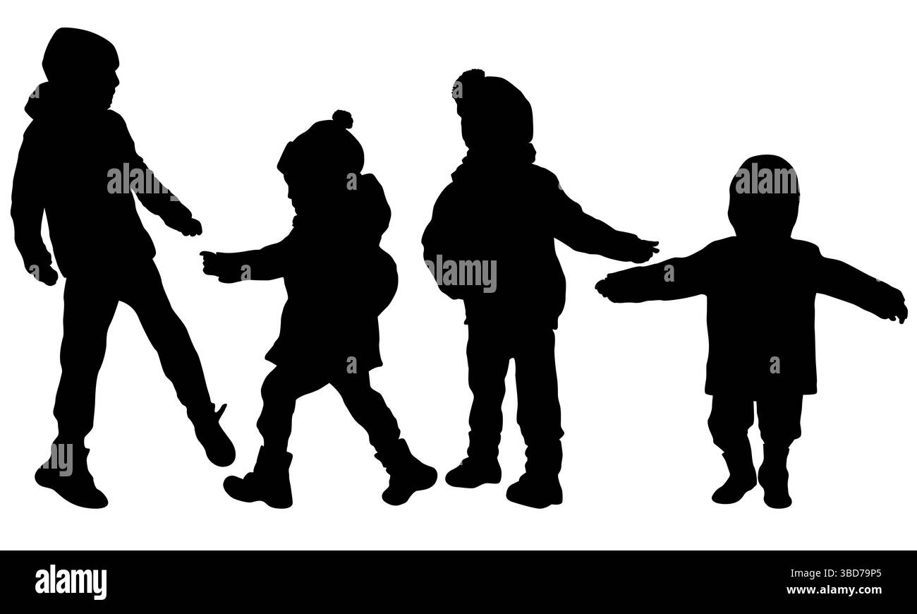 Happy kid dancing in Cut Out Stock Images & Pictures - Alamy