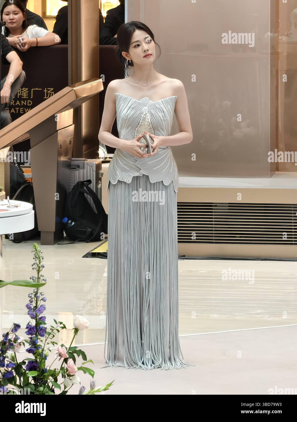 Chinese actress, model and singer Bai Lu attends an activity in ...