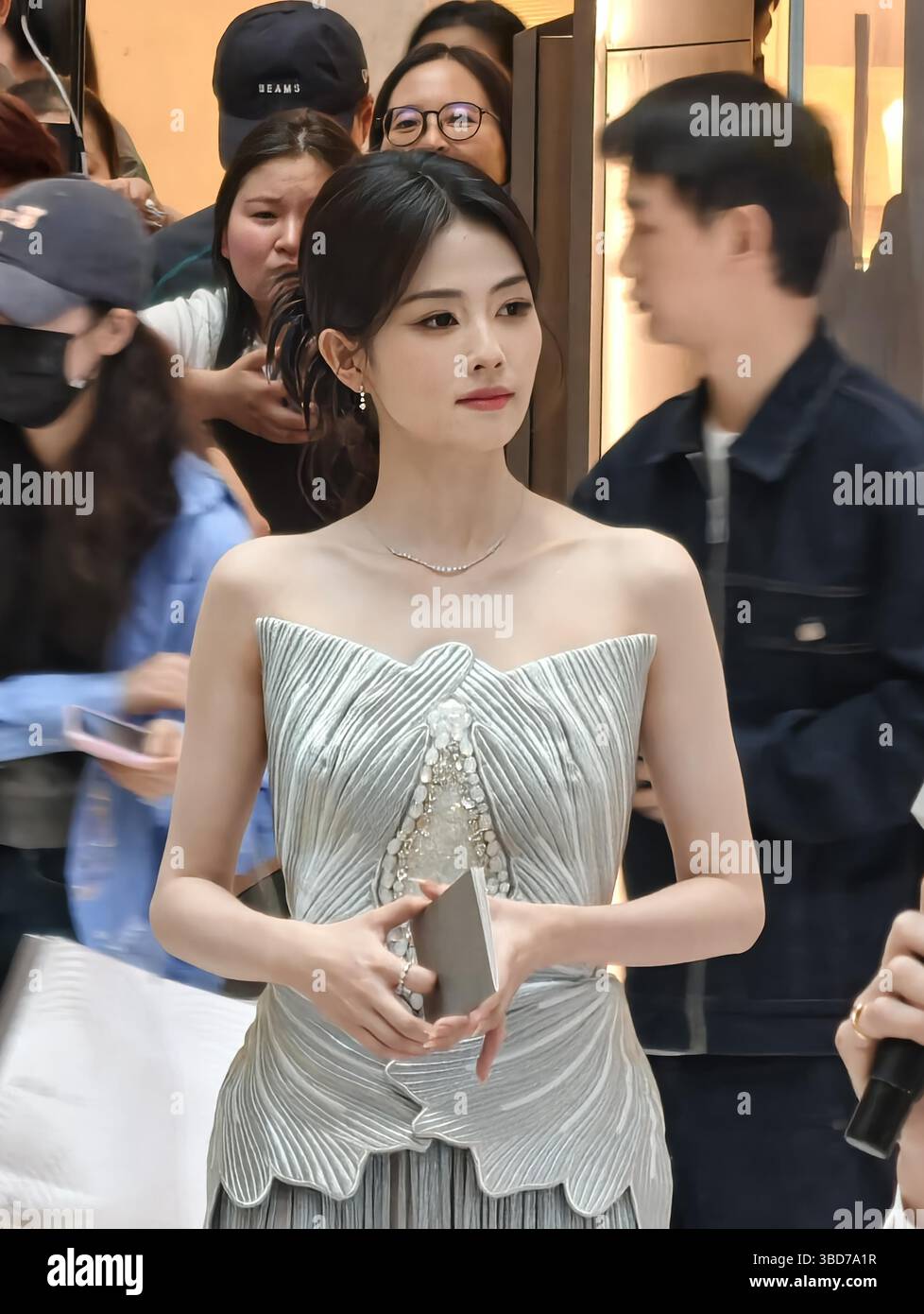 Chinese actress, model and singer Bai Lu attends an activity in ...