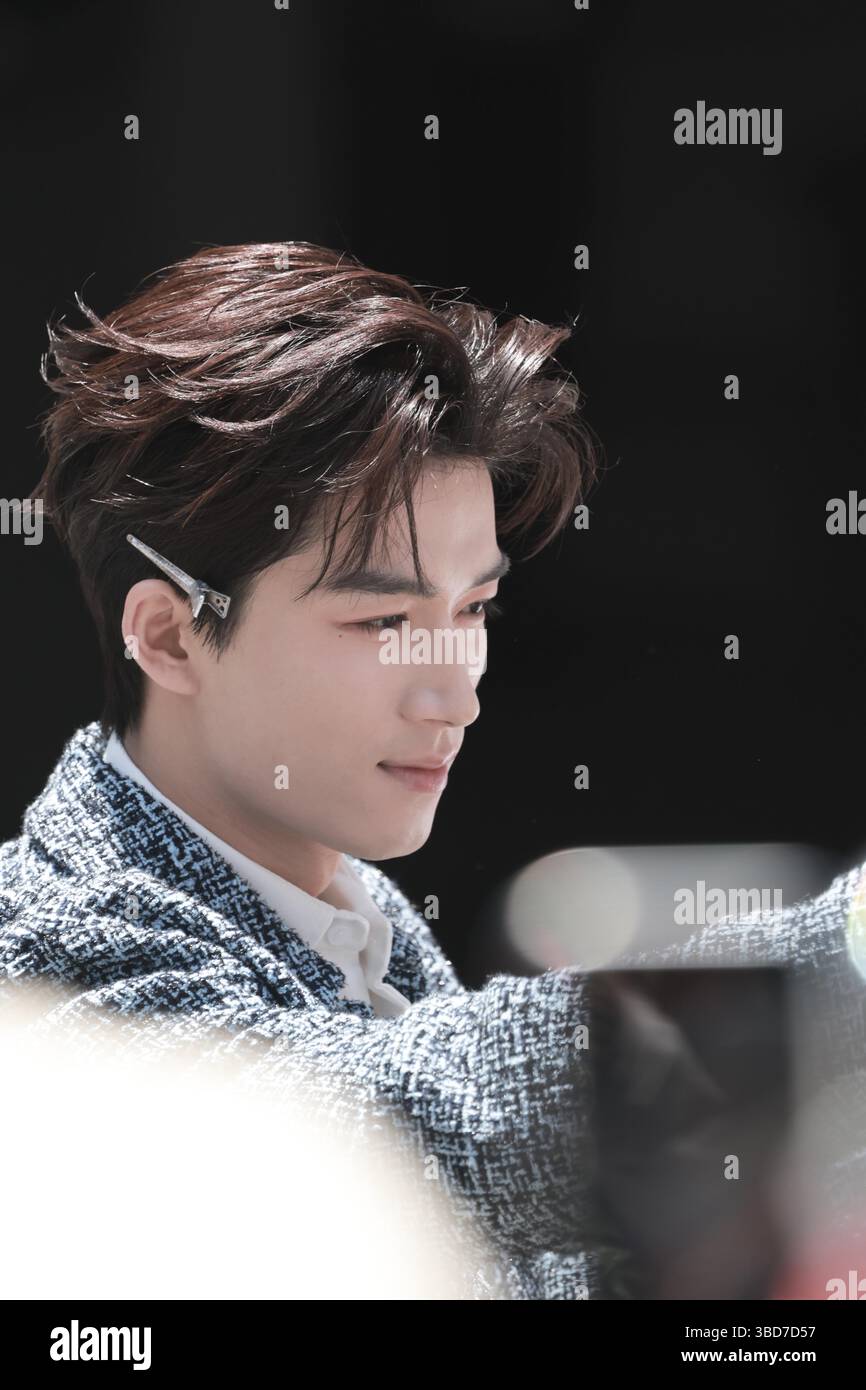 Chinese actor Wang Xingyue appears in Changsha City, south China's Hunan Province, 13 May, 2025 ...