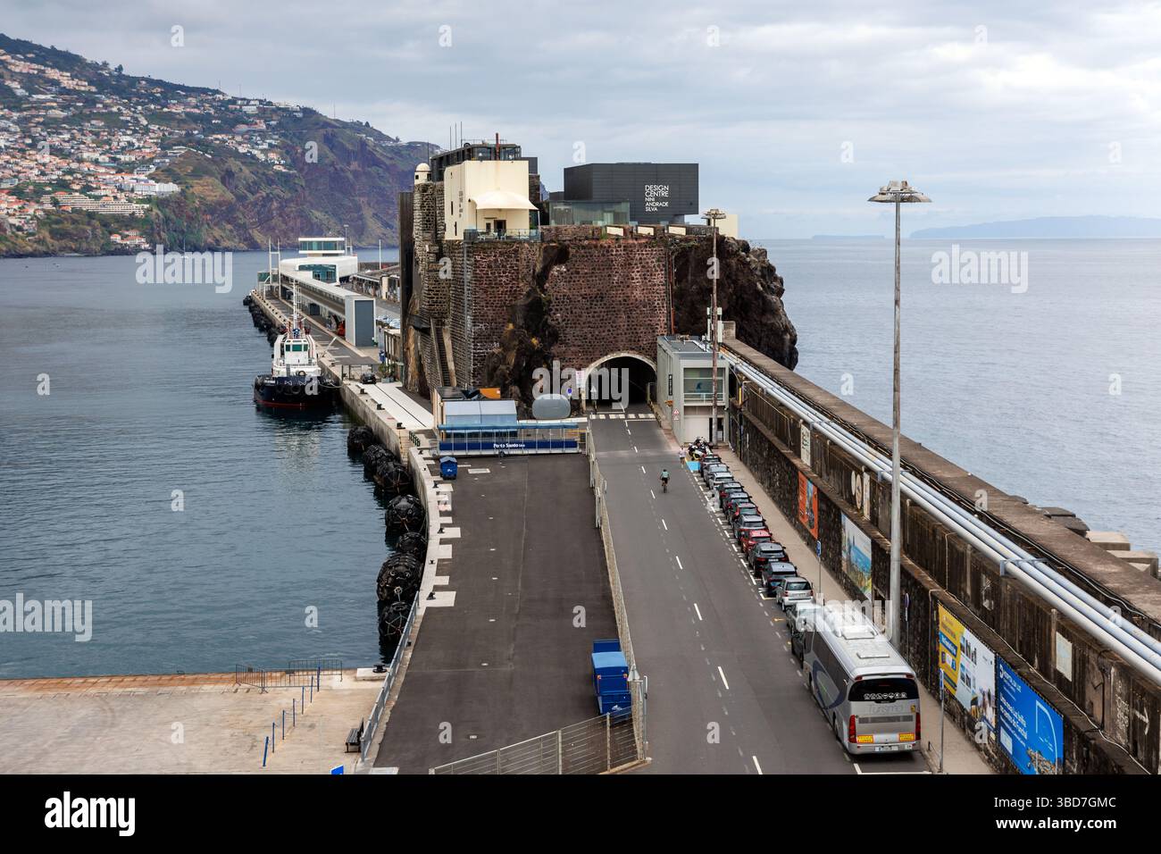Funchal, Portugal - June 8, 2024: Port view with Fort of Our Lady of ...