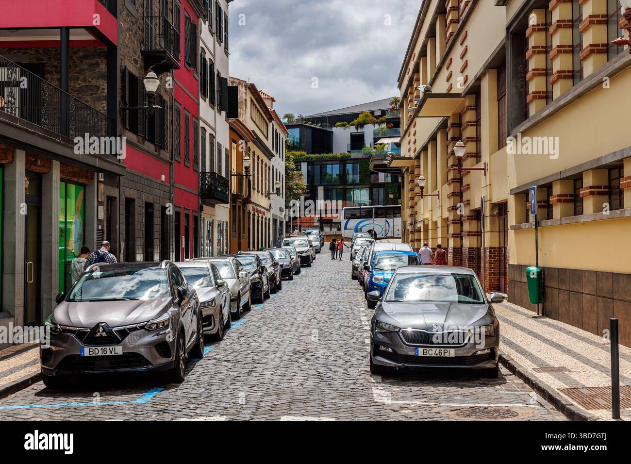 Funchal, Portugal - June 9, 2024: Zona Velha - Old Town of Funchal city ...